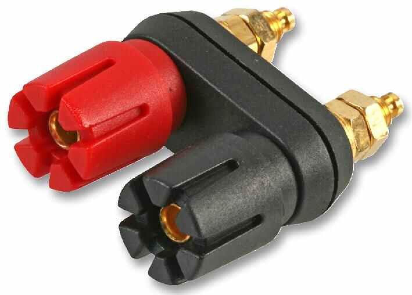 PRO SIGNAL - 4mm Dual Binding Post, Gold - Walmart.com
