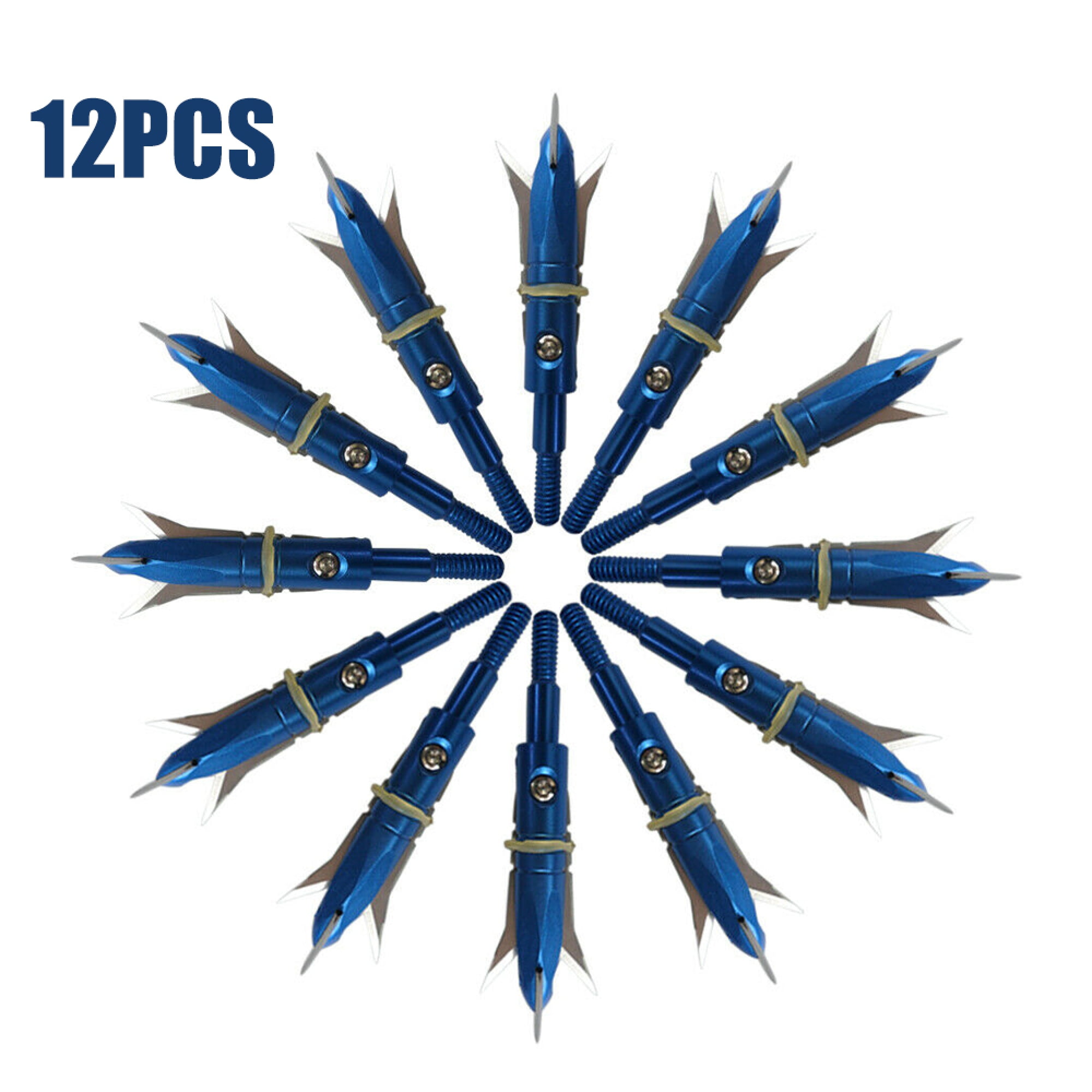 12Pcs 100 Grain Expandable Crossbow Compound Bow Arrows Hunting ...