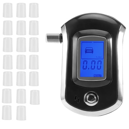Digital Breath Tester Breath Content Test Meter Blowing Breathalyzer ...