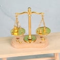 Shoreew Mini Balance Scale 1:12 Scale Retro Miniature Justice Scale ...
