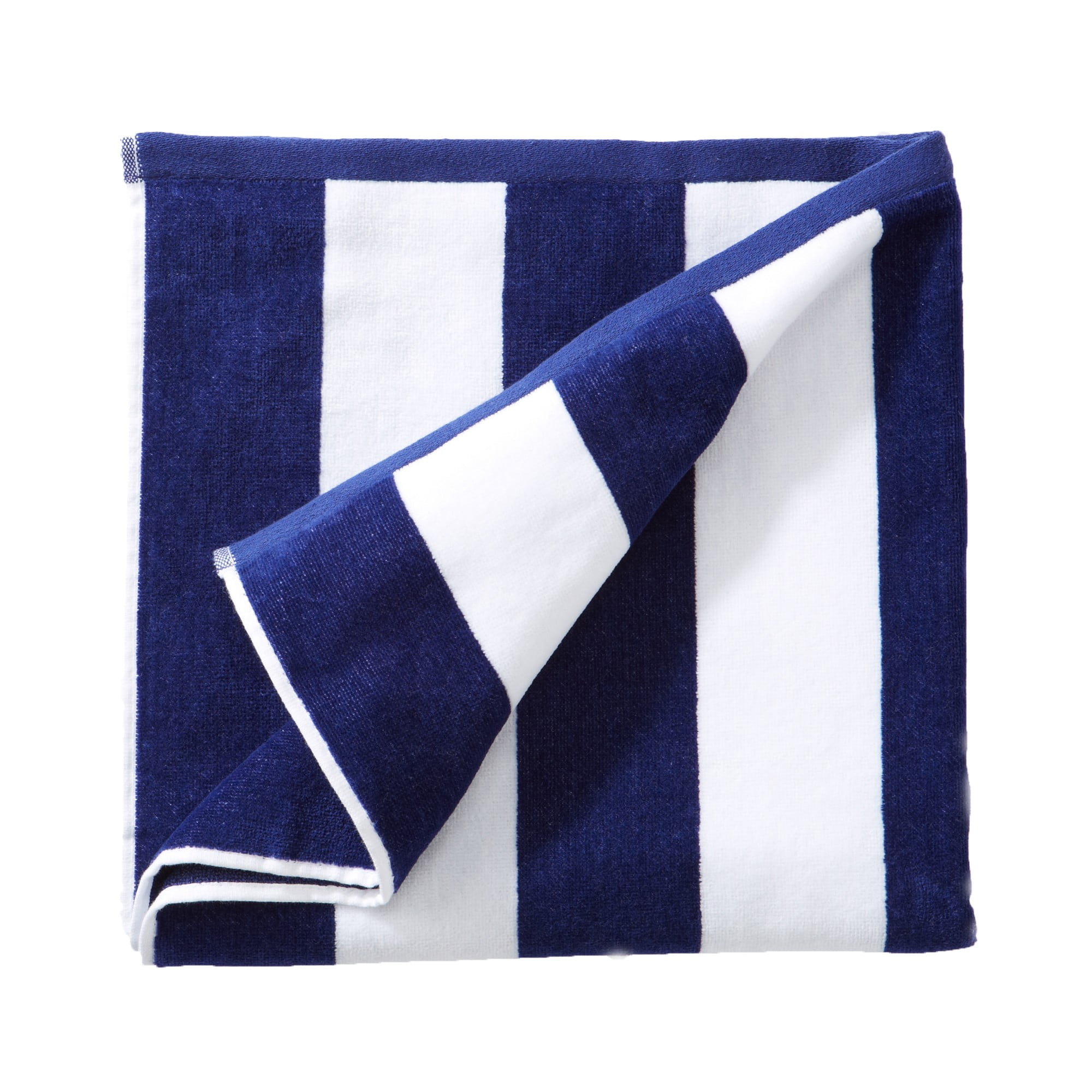 Great Bay Home Cotton Cabana Stripe Oversized Beach Towel (40" x 70 ...