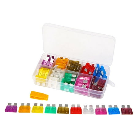 80pc Assorted Standard Truck Fuses Set- 3A - 40A Automotive | Walmart ...