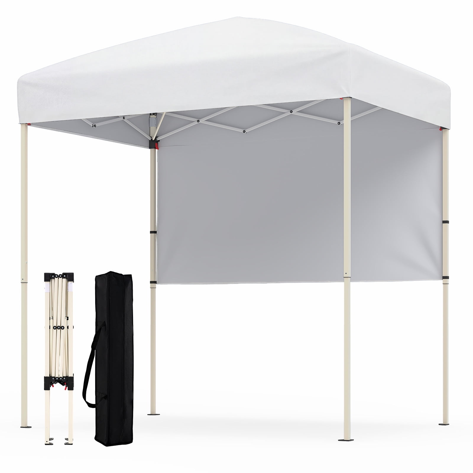 Click here for Costway Pop-Up Canopy Tent With 1 Half Sidewall  E... prices