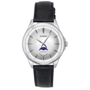 Casio Standard Analog Moon Phase Black Dial Quartz MTP-M100D-1A Men's Watch - Walmart.com