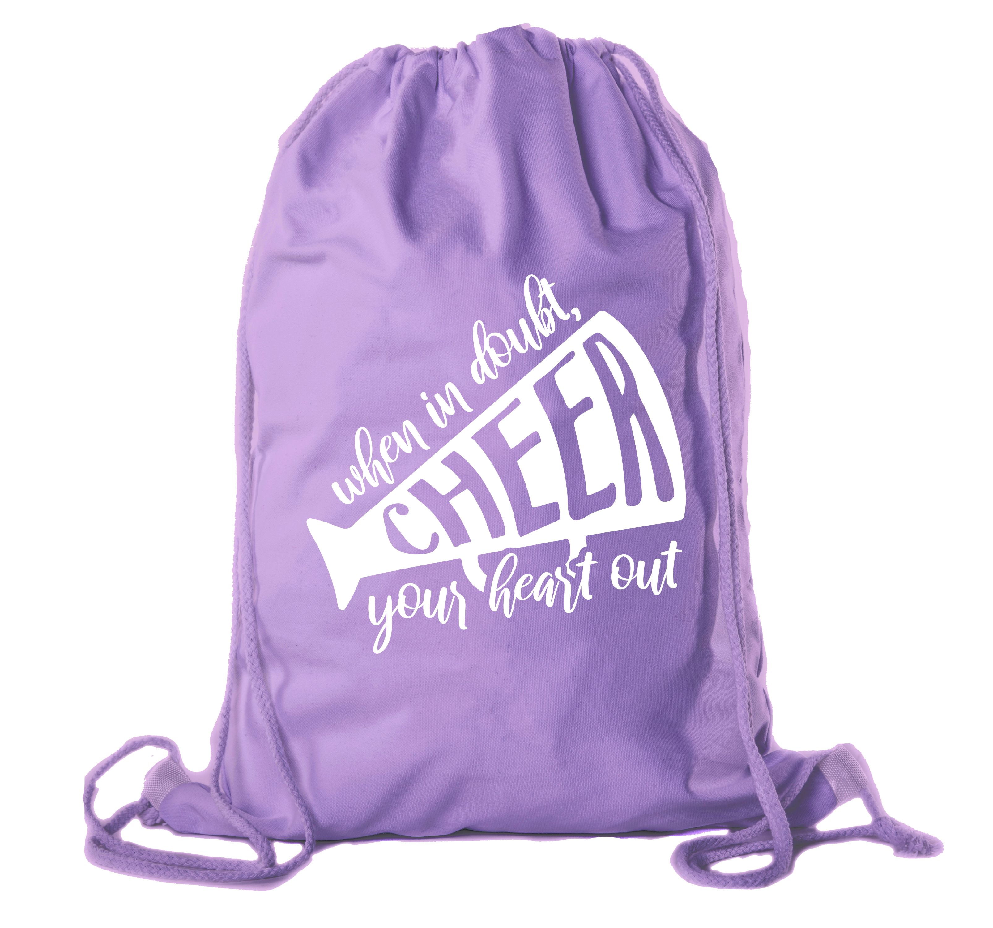 Cheerleading Backpacks, Cheer and Pom Drawstring Bags, Cheerleader Team ...