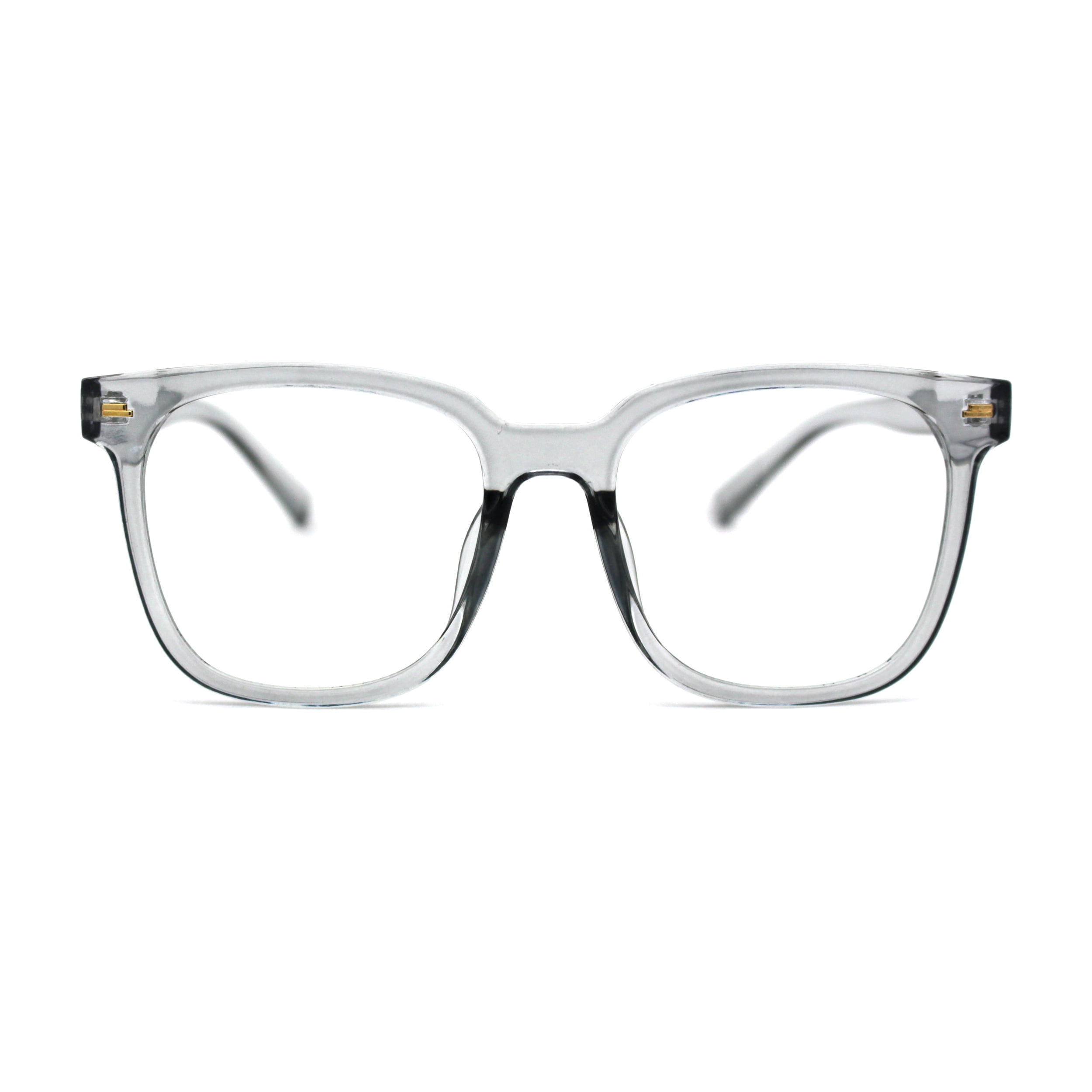 Nerdy Large Horn Rim Rectangular Blue Light Filtering Computer ...