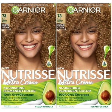 Garnier Hair Color Nutrisse Nourishing Creme, 63 Light Golden Brown ...