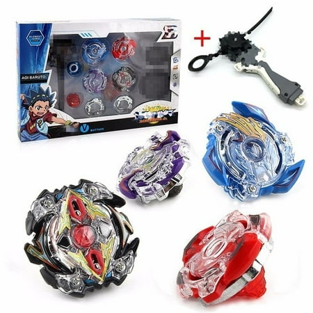 New 4PCS Boxed bayblade Beyblade Burst 4D Set With Launcher B48 B66 B34 ...
