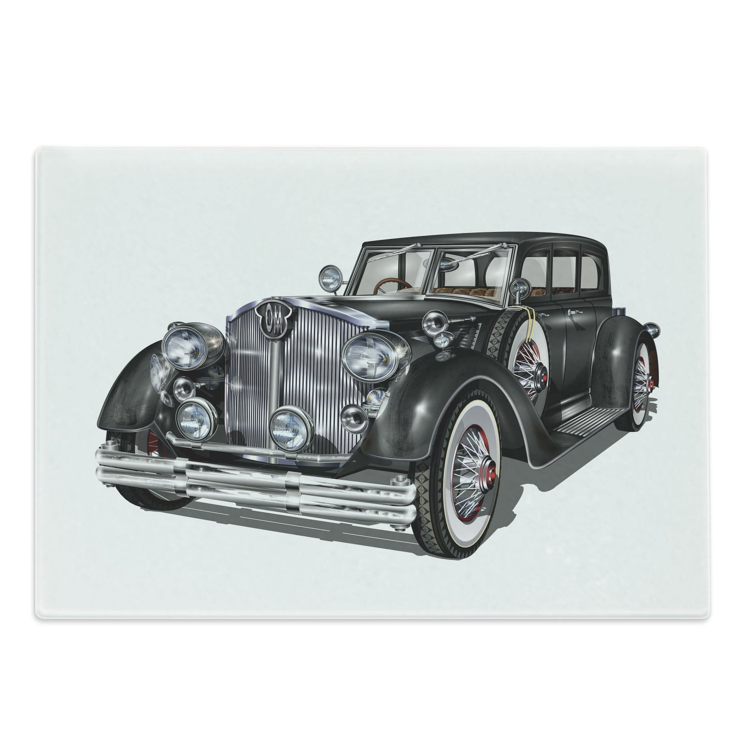 Old Hollywood Cutting Board, Brand New Nostalgic American Classic Car ...