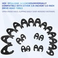 25Pcs Crows foot Wrench Set 1/2" and 3/8” Drive Flare Nut Crowfoot ...