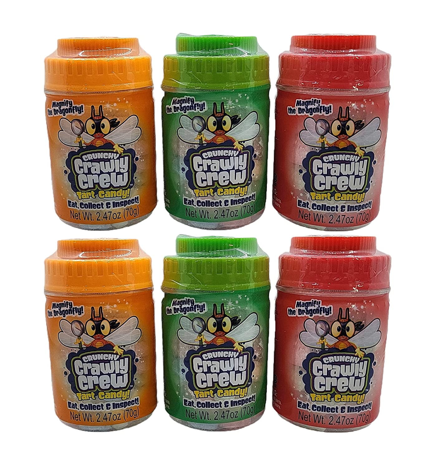 Kidsmania Crunchy Crawly Crew Tart Candy (6 Pack) - Walmart.com