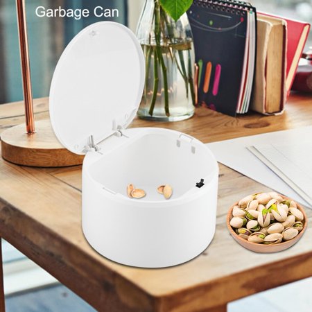 Trash Can, Destop Trashbin Trash Can Dispenser Desktop Wastebasket With ...