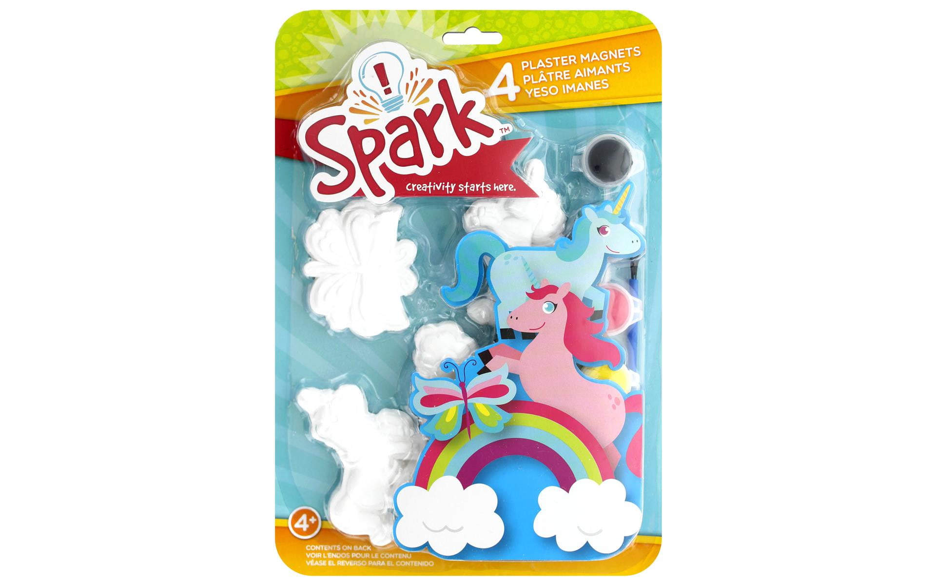 Colorbok Kit Spark Plaster Magnets Unicorn - Walmart.com