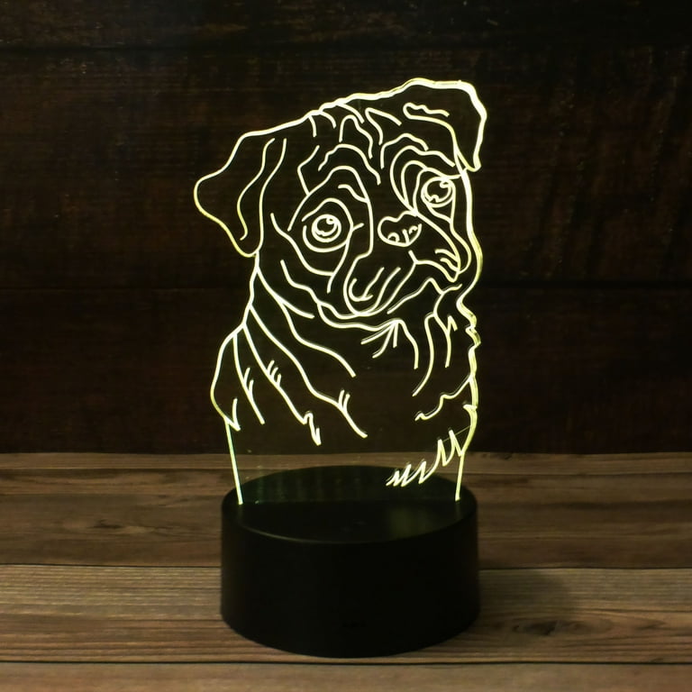 Pug Lamp