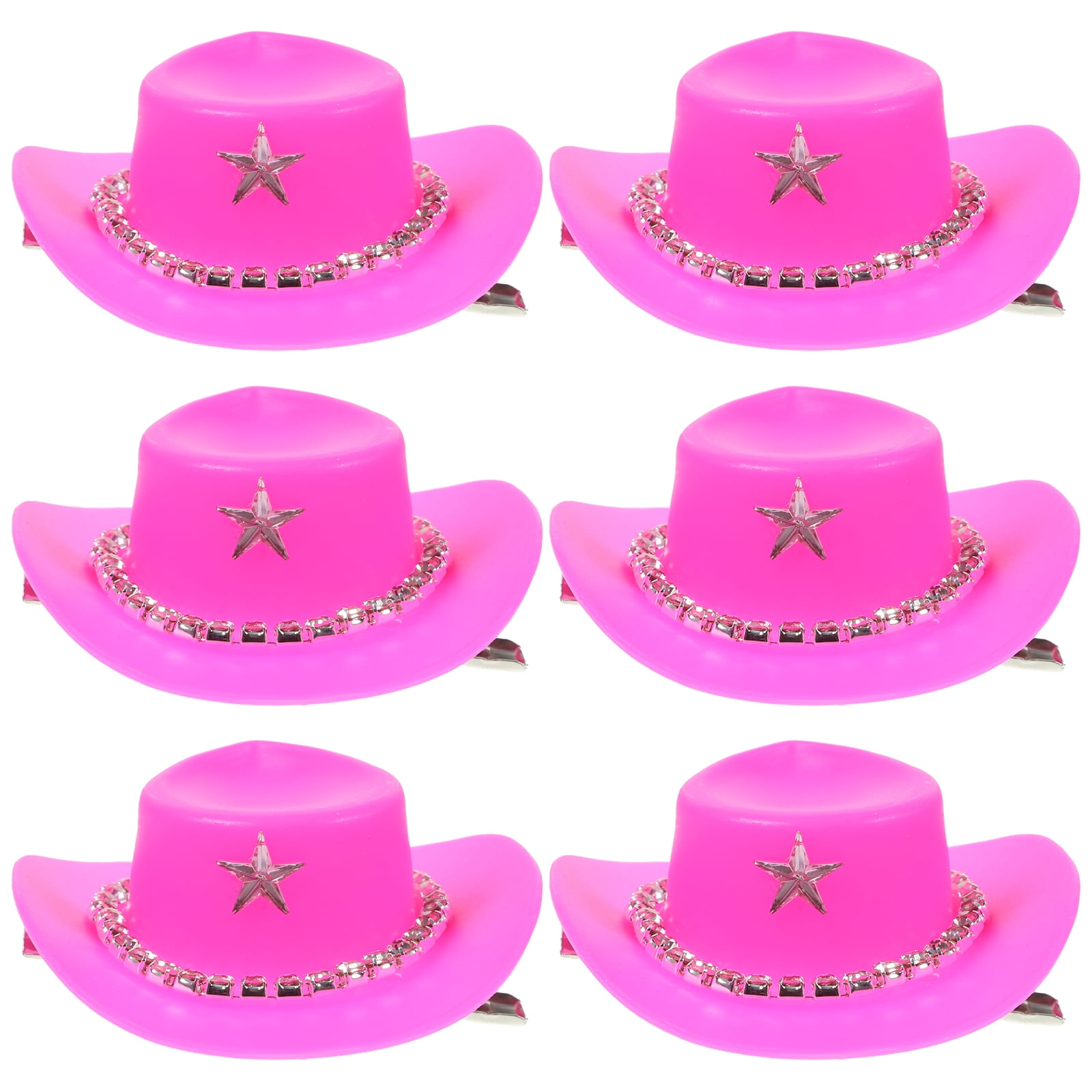 Click here for Hcyz 6pcs Cowboy Hat Hair Clip Cowboy Cap Barrette... prices