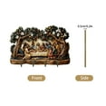 Religious Key Holder for Wall - Wooden Communion Gift, Christian Home ...