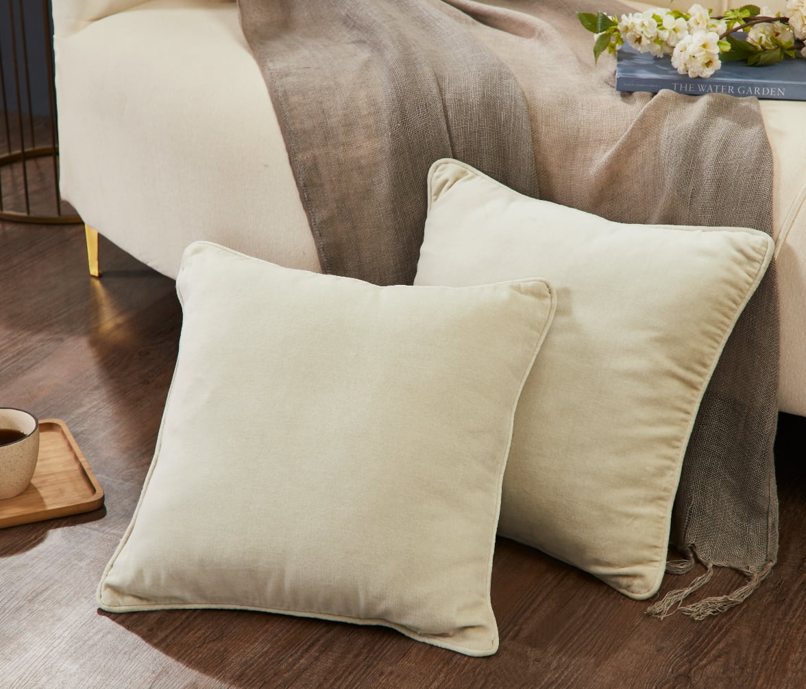 Better Trends Alaya Cotton 2 Piece Set Pillow Cover, Sage - Walmart.com
