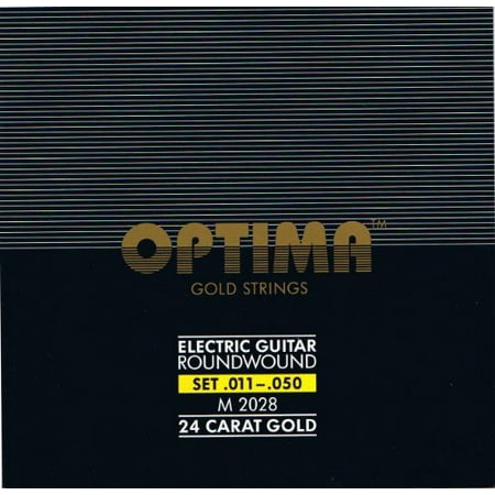 Optima 24 K Gold Plated Electric Guitar Strings .011-.050 | Walmart Canada