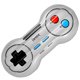 CocoNut Float: Retro Game Controller Pool Float - 54" x 22", Inflatable ...