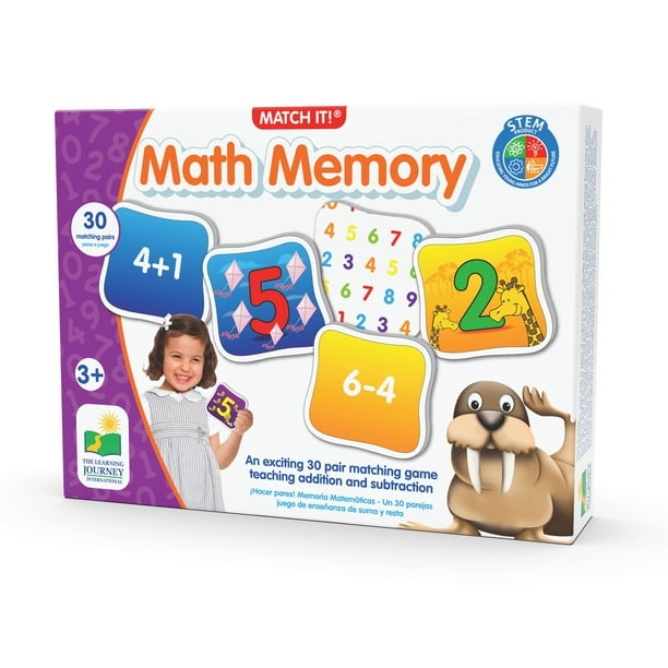 The Learning Journey Match It! Memory, Mathematics - Walmart.com