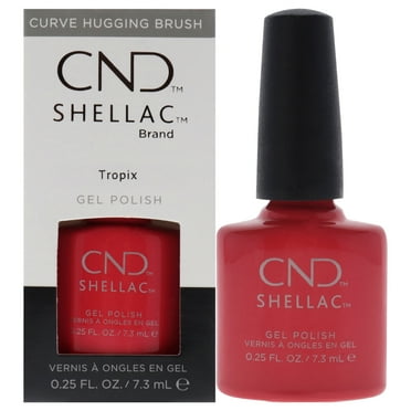 Esmalte de uñas CND Shellac Cromo plateado 0.25 oz | Walmart en línea