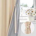 100% Blackout Curtain Panels - Rod Pocket & Back Tab Thermal Insulated ...