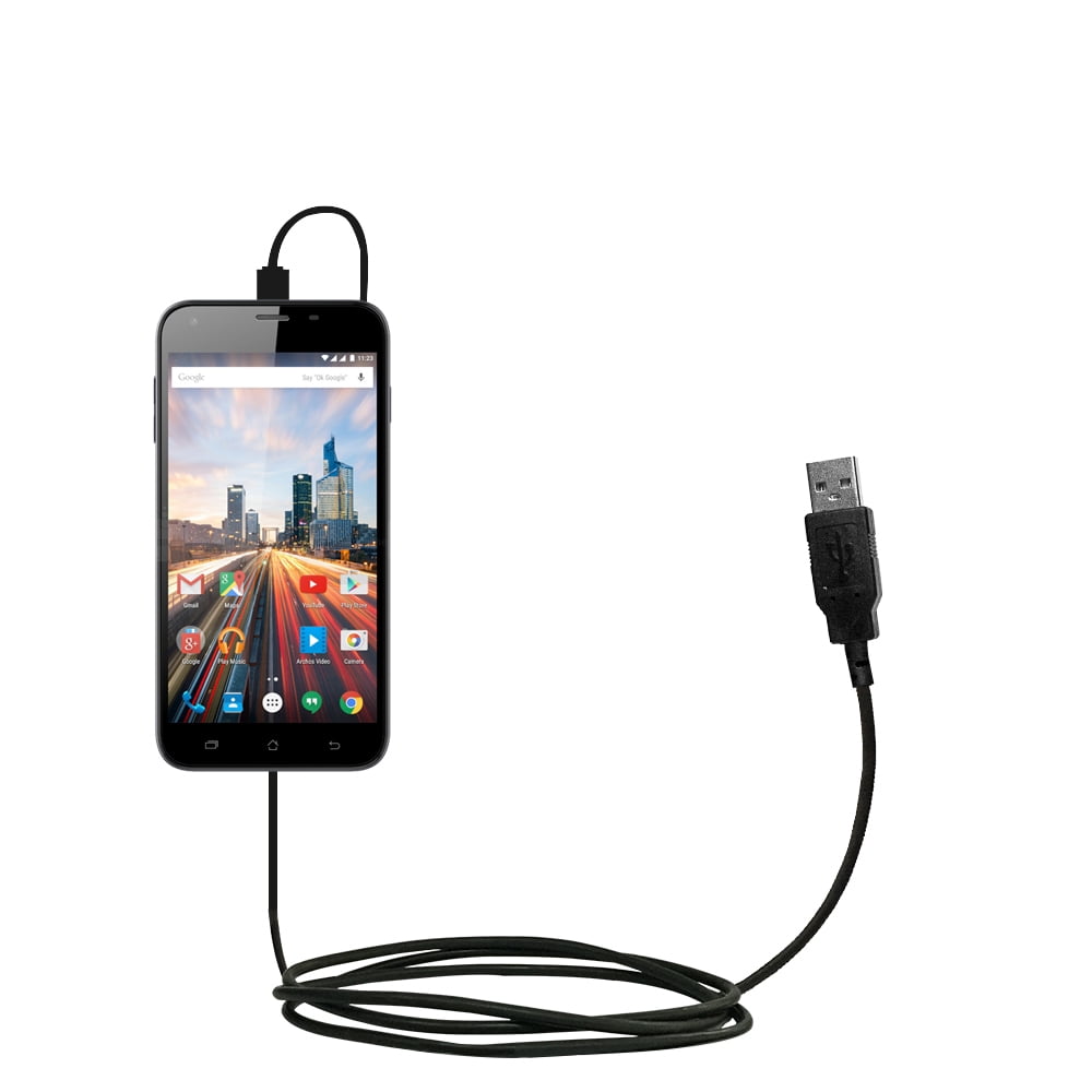 Classic Straight USB Cable suitable for the Archos 50 Helium Plus / 55 ...