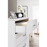 Free Shipping! Hodedah Assembled Wooden 5-Drawer Bedroom Chest, White ...