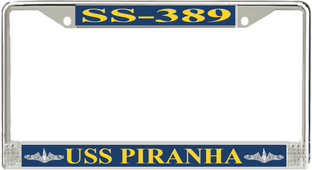 USS Piranha SS-389 License Plate Frame - Walmart.com
