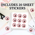 20 Sheet Self-Adhesive Paper Decorative Stickers for Party Decorative ...