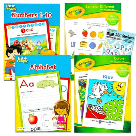 Bendon Fisher Price Preschool Workbooks Set -- 4 Pre-K Workbooks for ...