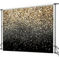 Custom 7X5ft Black and Gold Backdrop Golden Spots Backdrop Vintage ...