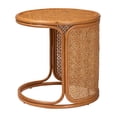 bali & pari Eldon Bohemian Honey Rattan Large End Table - Walmart.com