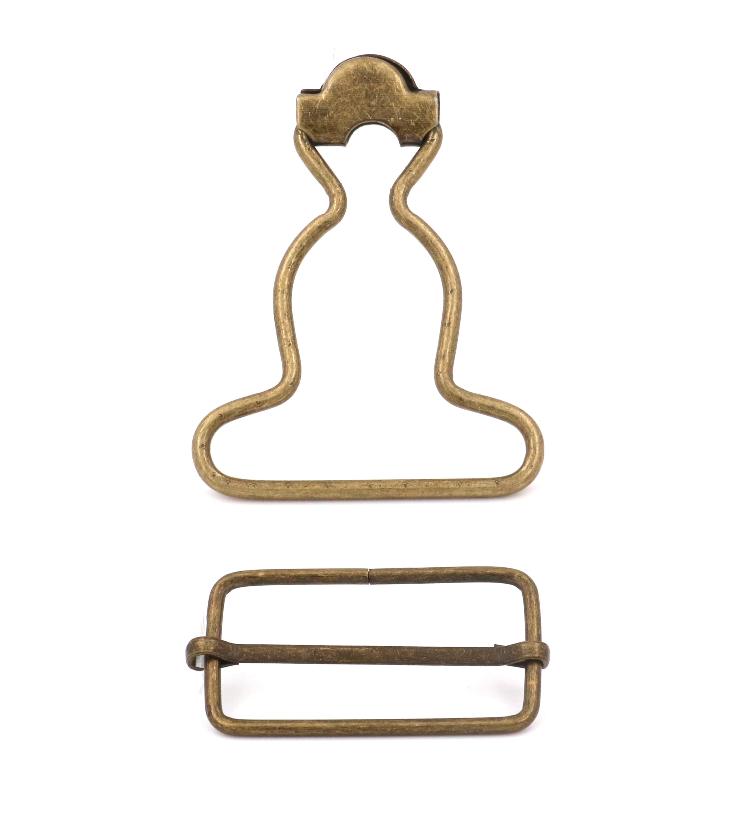 Fenggtonqii Overall Suspender Dungaree Buckles Fastener with Rectangle ...