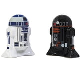Star Wars Droid Salt and Pepper Shakers - Ceramic R2-D2 and R2Q5 - Add ...
