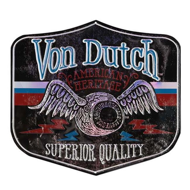 Von Dutch 90166699-S Patch Embossed Tin Sign - Walmart.com