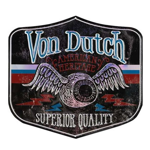 Von Dutch 90166699-S Patch Embossed Tin Sign - Walmart.com - Walmart.com