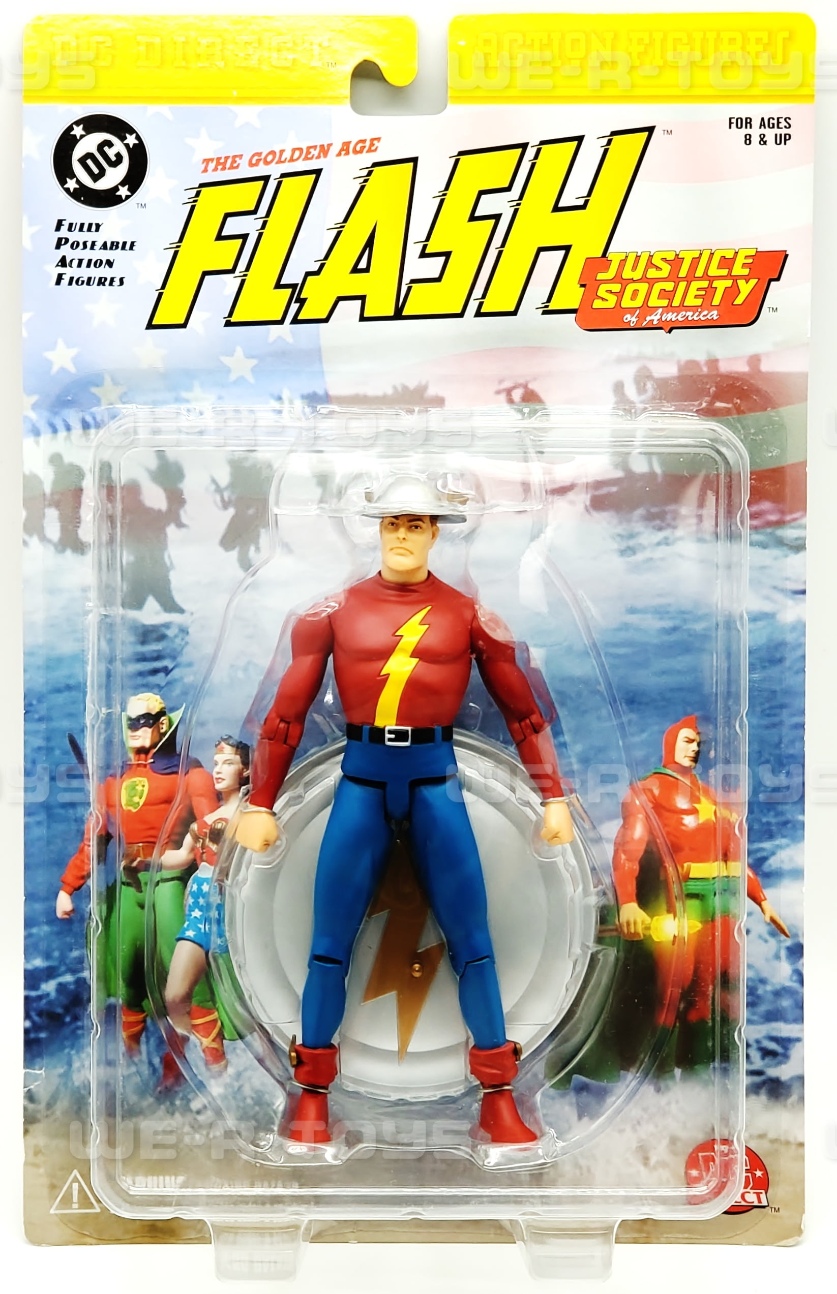 DC Justice Society The Golden Age Flash Action Figure 2000 NRFP ...