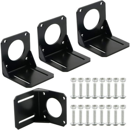 4pcs 57 Stepper Motor Nema 23 Fixed Seat, Nema 23 Stepper Motor Steel ...