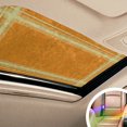 Burnt Orange Window Privacy Film Rainbow Static Cling Stain Glass ...