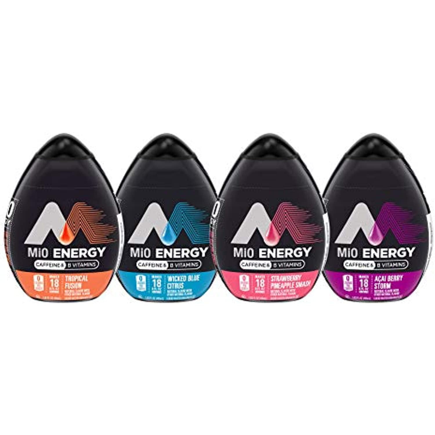Mio Energy Water Enhancement - Variety (Pack Of 4) Strawberry Pineapple ...