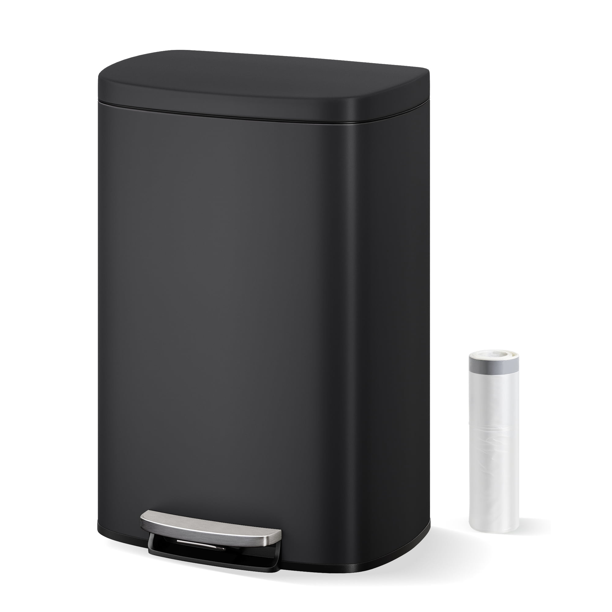Click here for Garvee Black Stainless Steel Kitchen Trash Can - 5... prices