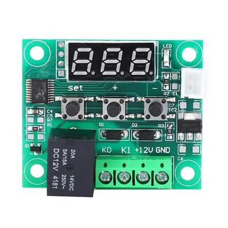 Temperature Control Module, 0.28Inch High Accuracy MCU Chip W1209 ...