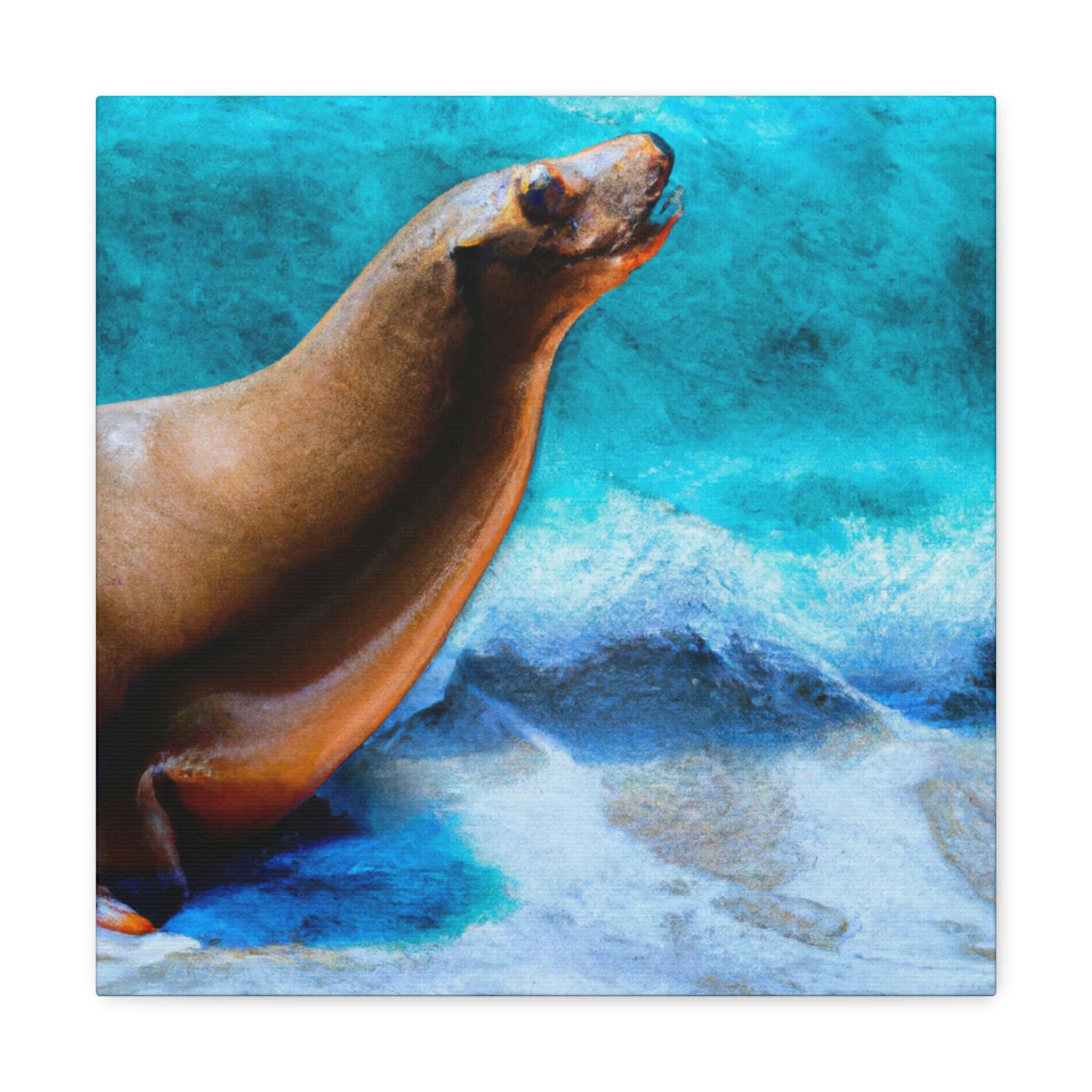 Sea Lion's Majesty - Canvas - Walmart.com