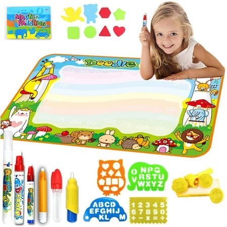 Magic Drawing Mat, Water Doodle Mat Water Painting Carpet Children ...