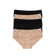 Olga Womens Secret Hug Scoop Hipster 3-Pack Style-0913J3 - Walmart.com