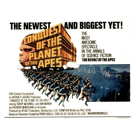 Conquest Of The Planet Of The Apes Poster 1972 (C) 20Th Century Fox Tm ...