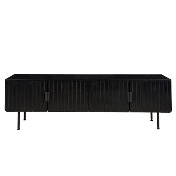 Mueble para tv Romi - Negro Weik Contemporáneo | Bodega Aurrera en línea