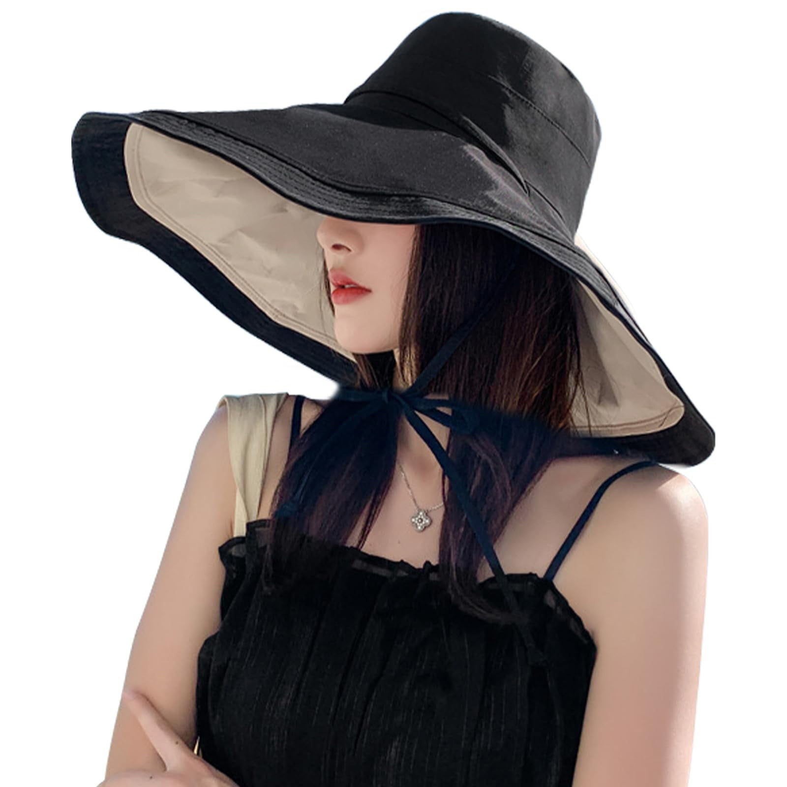 Click here for Hhspeishii Wide Brim Sun Hats For Women - Soft Rev... prices