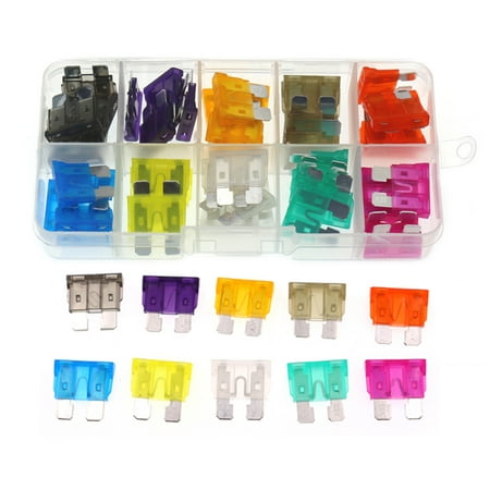wolftale 50 Pieces/set Car Electric Fuse Assortment 10 Kinds Circuit ...